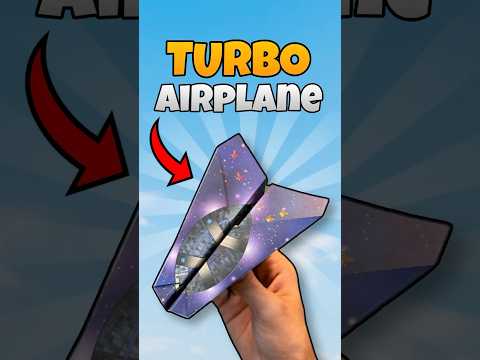 How To Make Fastest Flying Paper Airplane  🤩#shorts