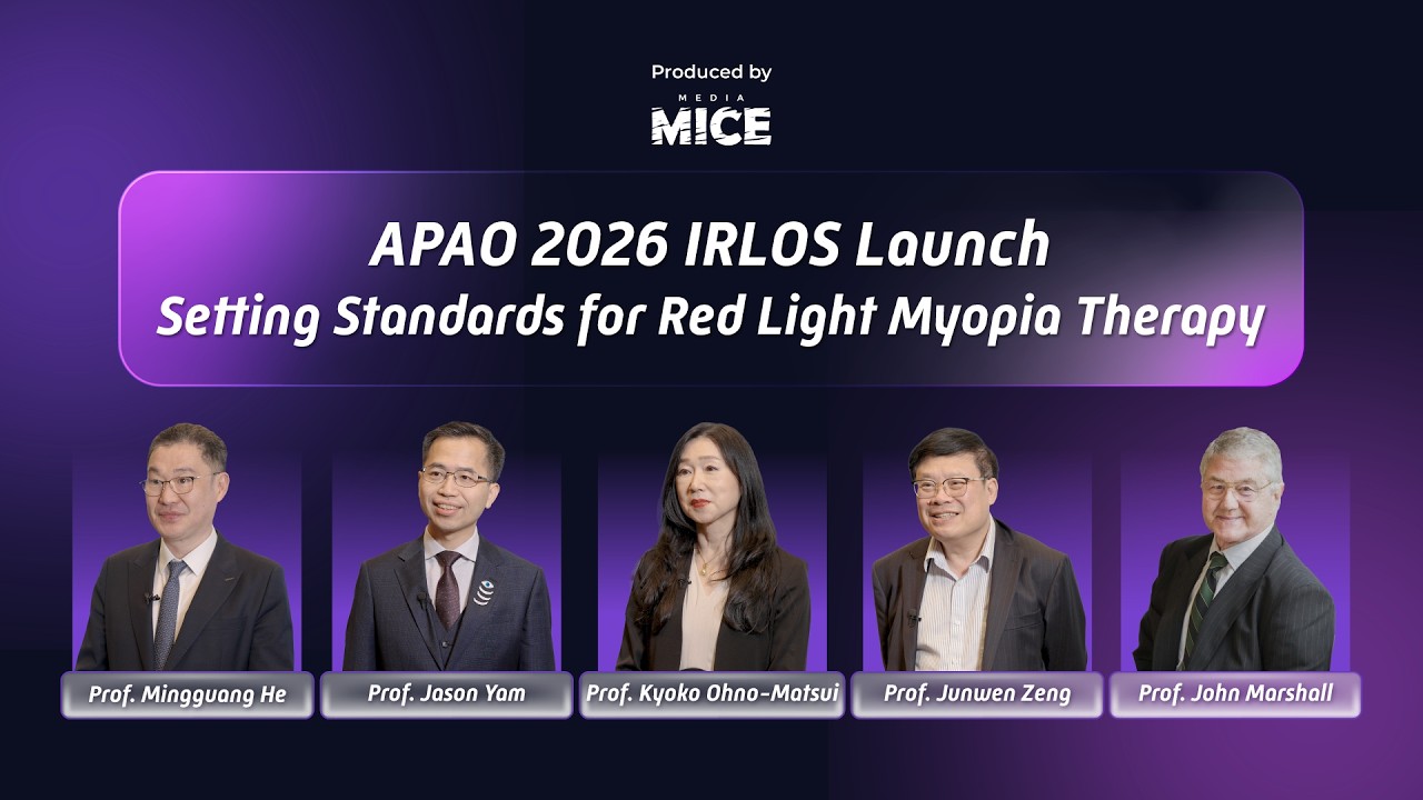 APAO 2026 IRLOS Launch | Setting Standards for Red Light Myopia Therapy
