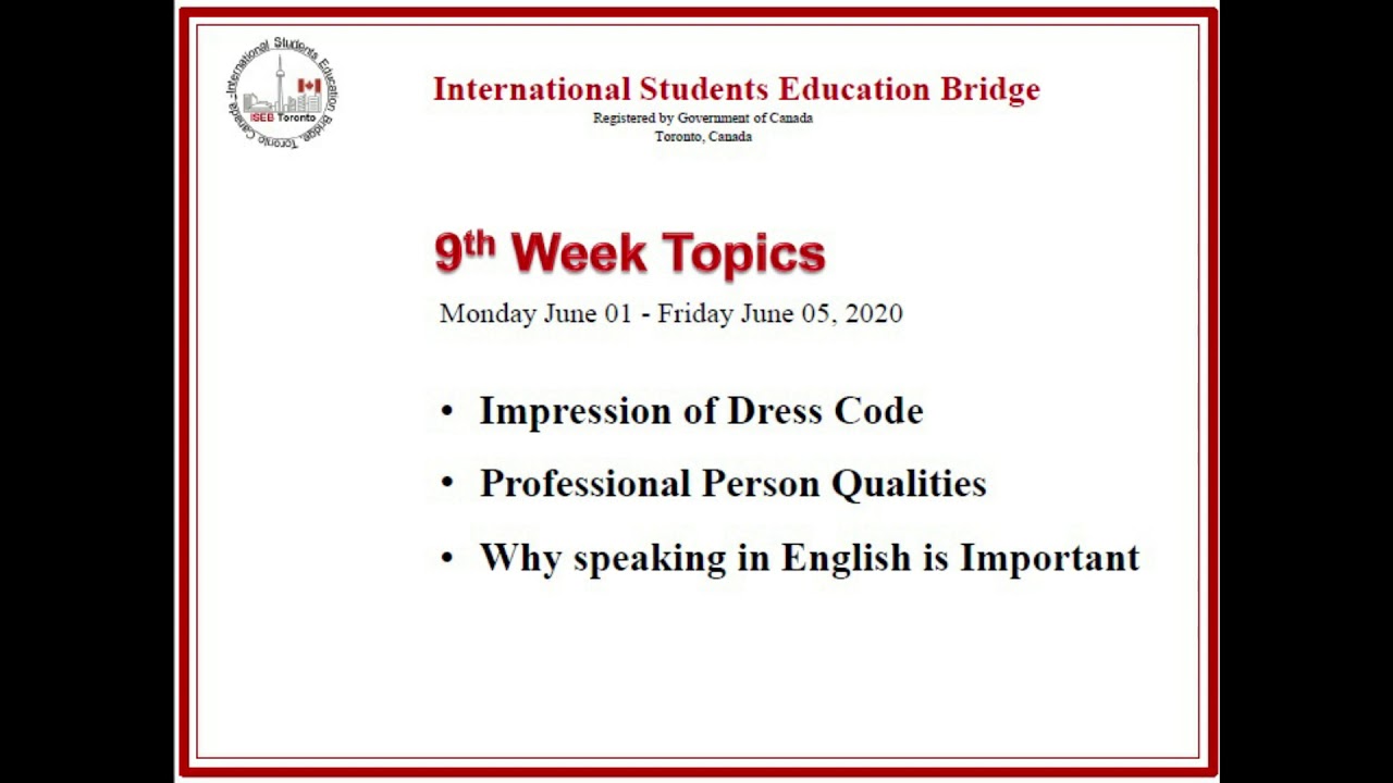 ISEB English Development Program - Lockdown 2020
