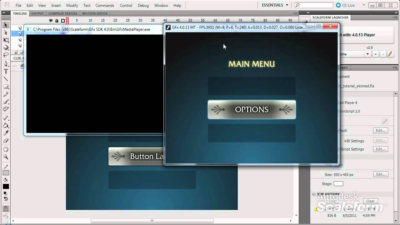 Getting Started with Scaleform