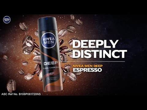 NIVEA MEN DEEP Espresso: Classic Espresso Scent + Anti-Bacterial Protection
