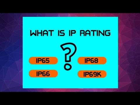 What is IP ratings on Smartphone & Electrical Equipment ?