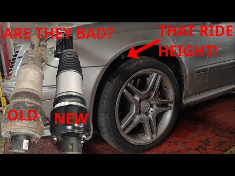 I installed Chinese Airmatic struts on my E55 so you don't have to! - An honest review