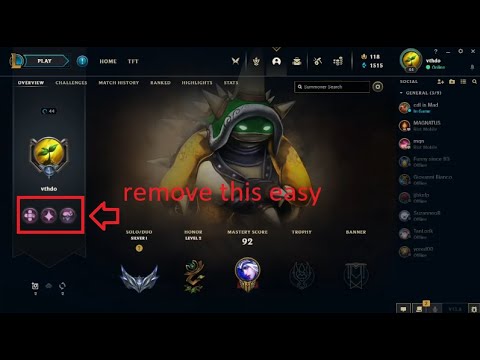 How to remove LoL tokens - 2024 (no programs required)