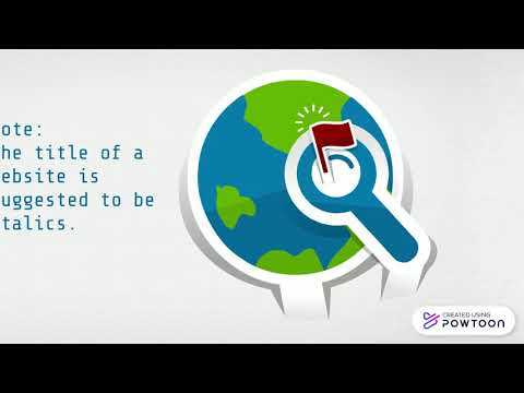 MLA In-text citation for Websites