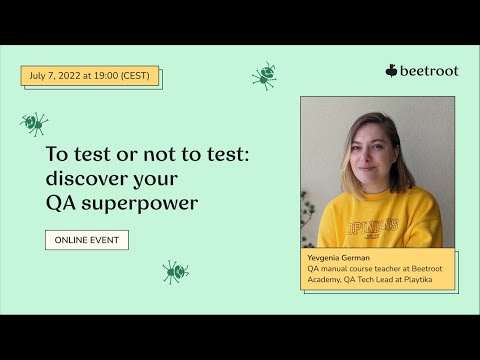 To test or not to test: discover your QA superpower