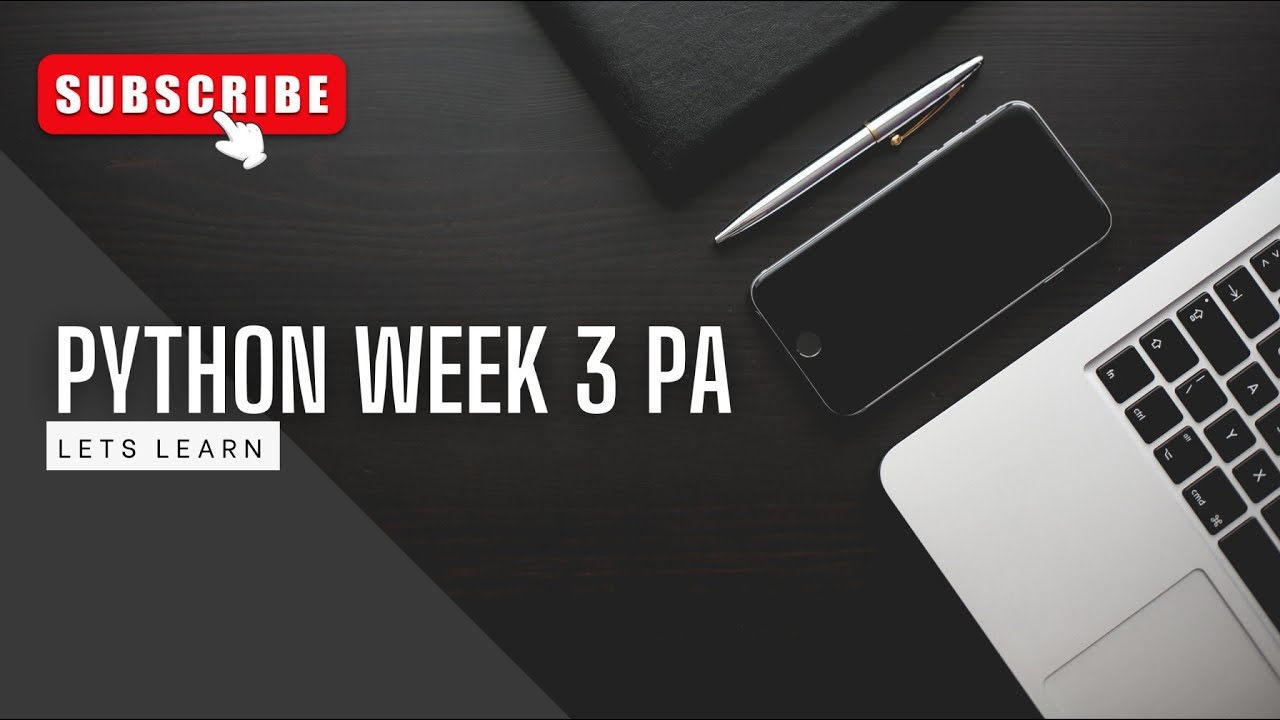 Python Week-3 Practice Assignment #bsc #python #problem #programming