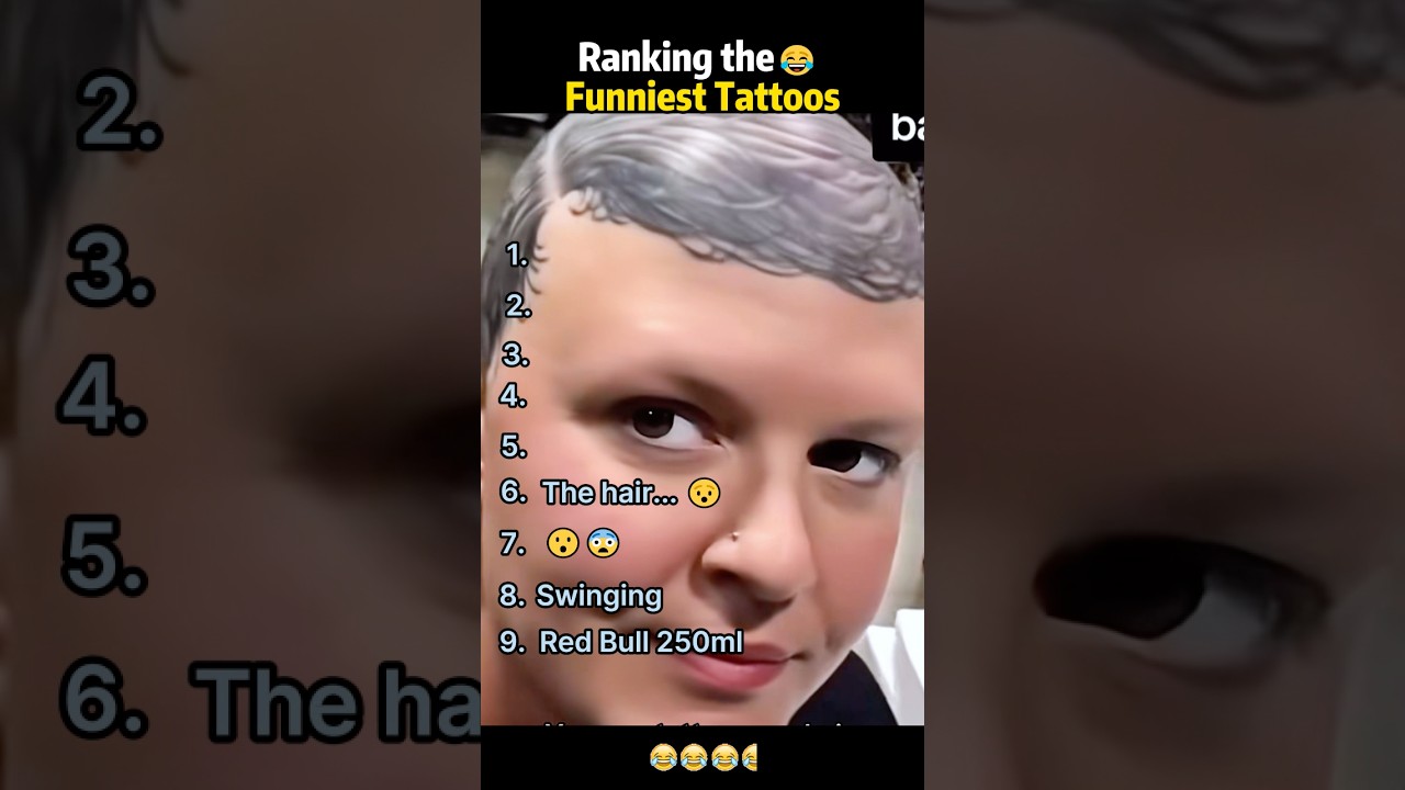 Ranking the Most Ridiculous Tattoos 💀#tattoo #tattoofail #funnytattoo #tattoofails #badtattoo #usa