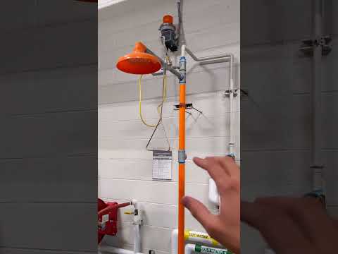 POV: Using the Emergency Eye Wash Station | #shorts
