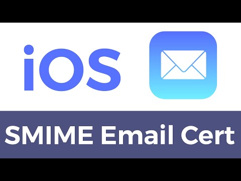 Configure and Install Email SMIME Certificate into iOS iPhone/iPad Mail to Sign & Encrypt Emails