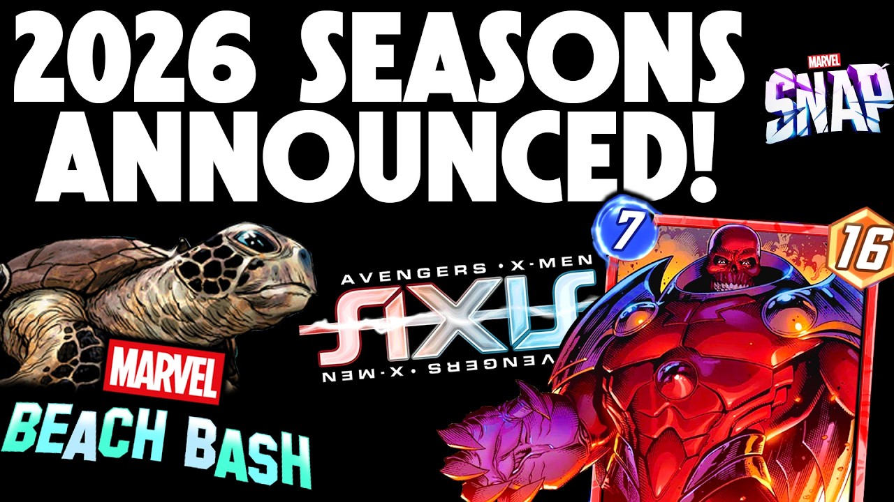They just announced EVERY SEASON IN 2026 in Marvel Snap