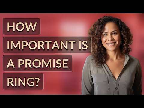 How important is a promise ring?