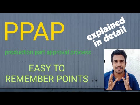 WHAT IS PPAP? || WHAT ARE THE ELEMENTS OF PPAP?