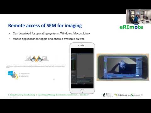 Remote Access of SEM for imaging