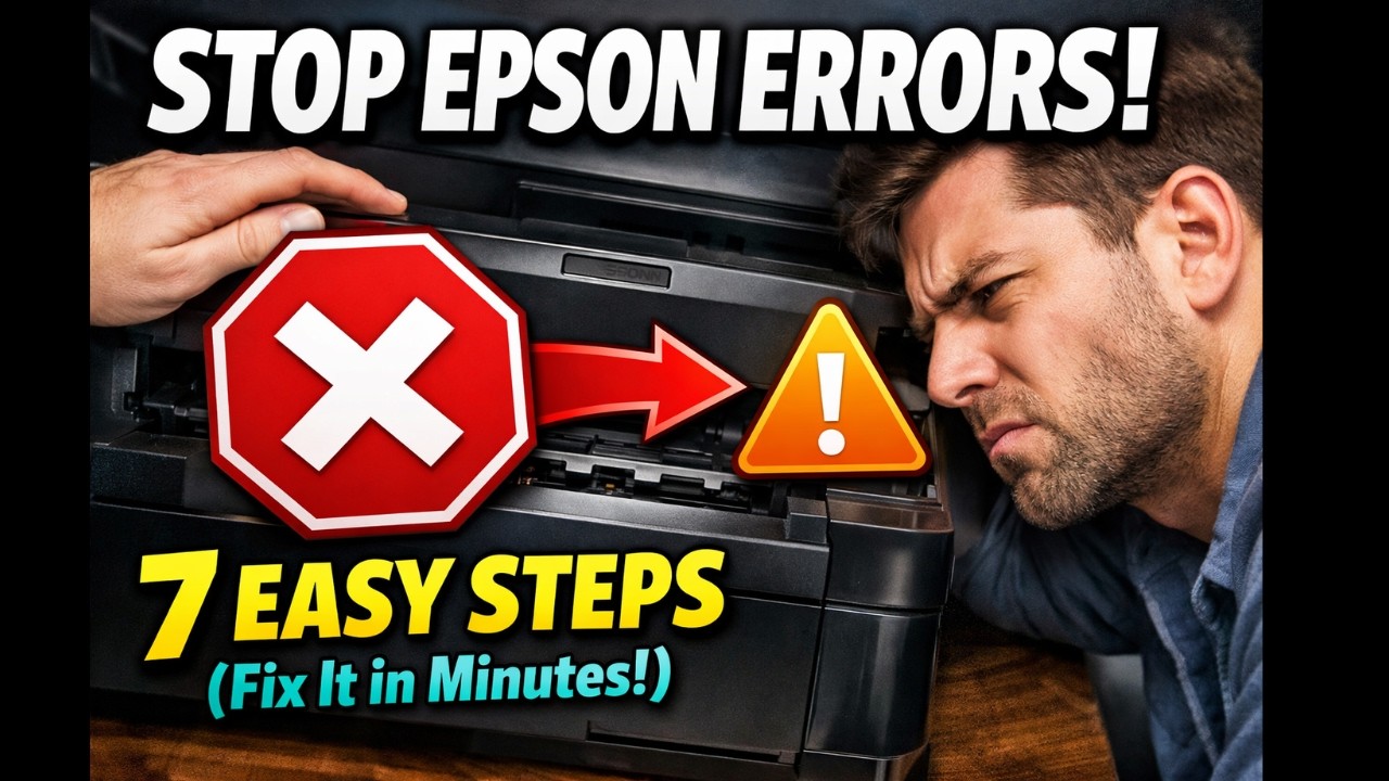 How to Fix ANY Epson Printer Error! (7 Easy Troubleshooting Steps)
