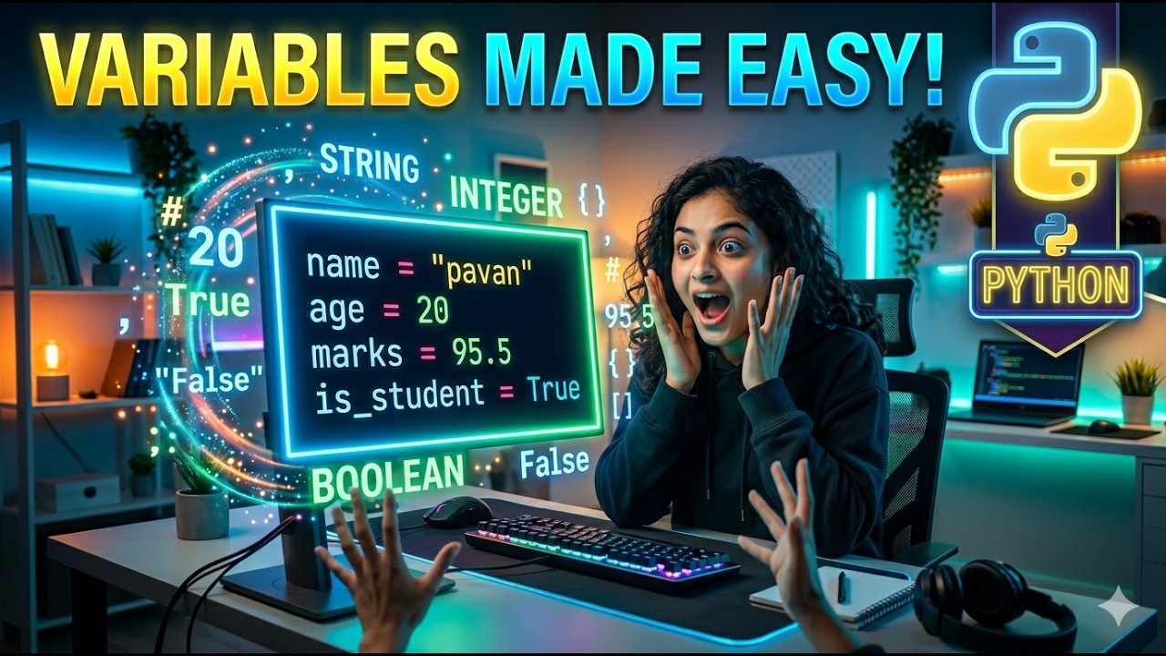 🔥 Python Variables & Data Types for Beginners 🐍 | Tutorial #3