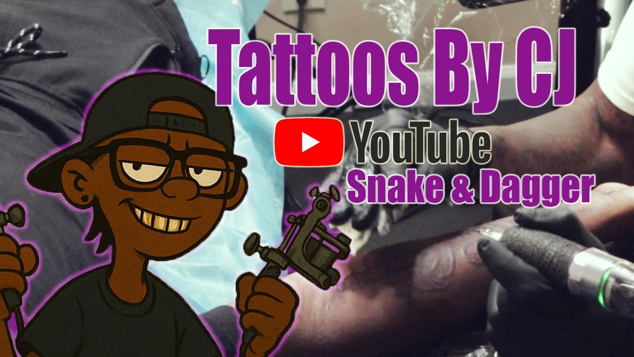 Keeping it old school, Snake and Dagger Tattoo