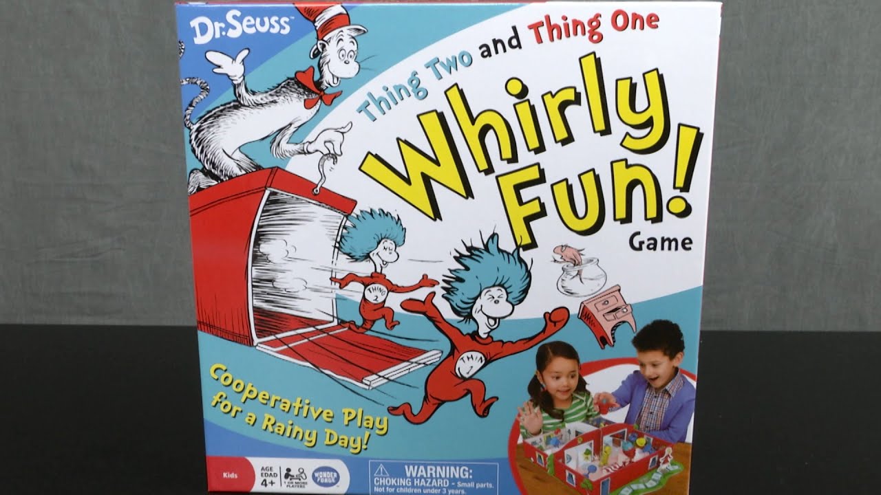 Dr. Seuss Thing Two and Thing One Whirly Fun Game from Wonder Forge