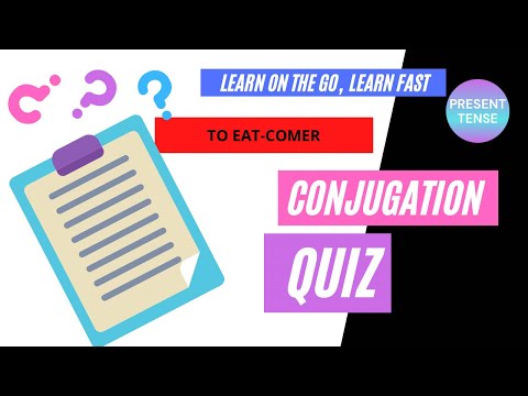 TO EAT-COMER | Verb conjugations in Spanish | Present tense verb conjugation