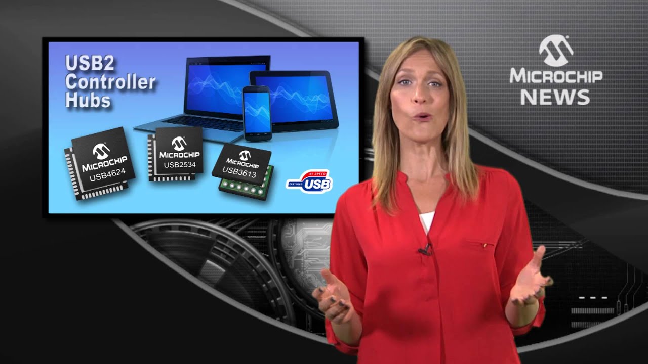 Microchip Introduces World's First Programmable USB2 Controller Hubs