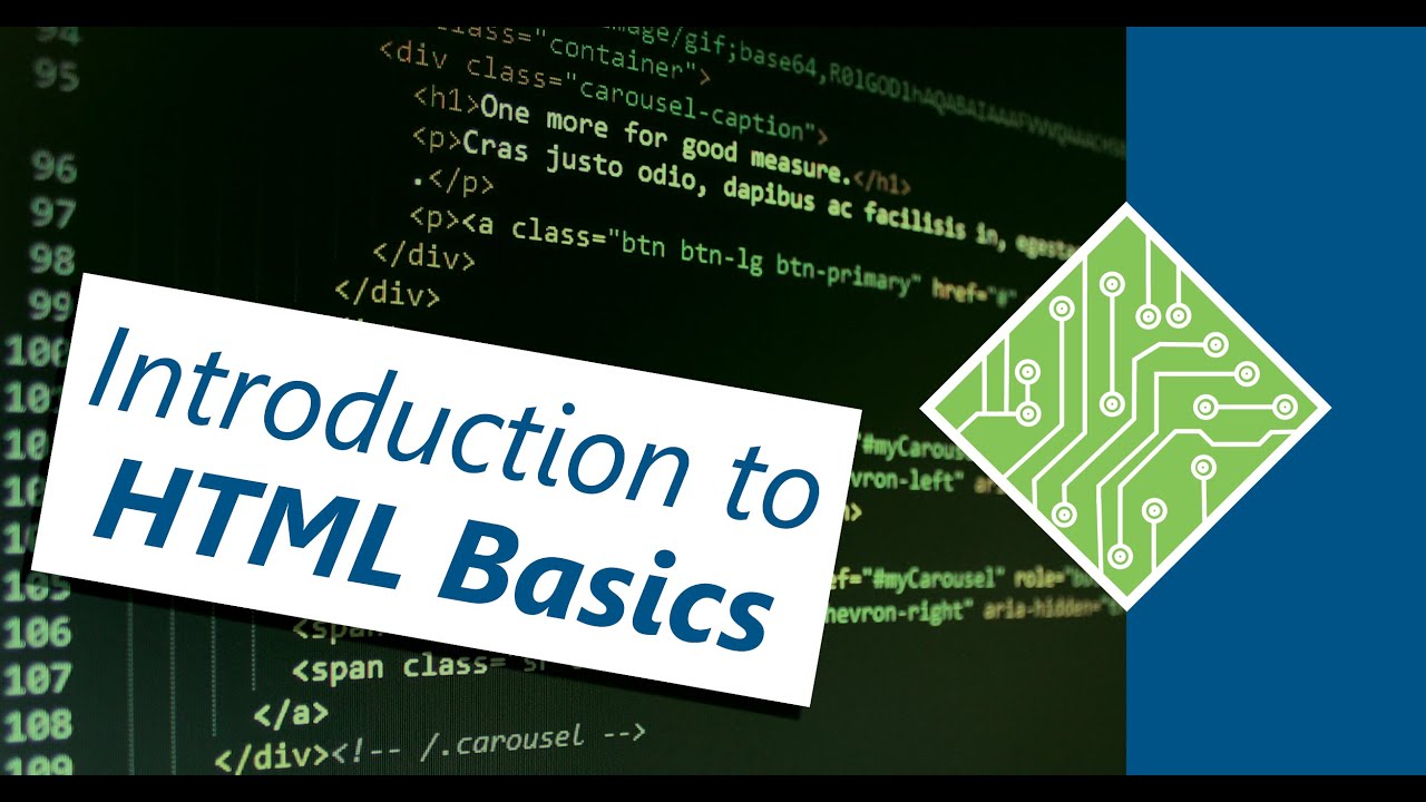 Introduction to HTML Basics