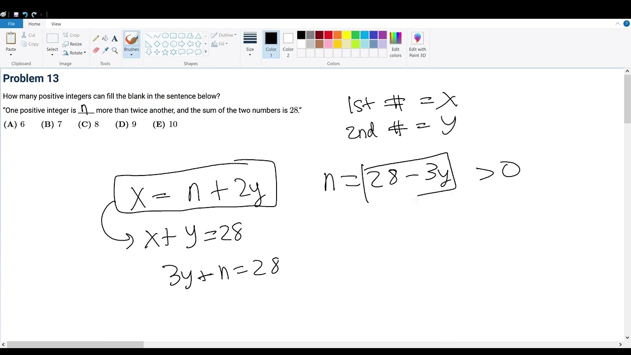 AMC 8 2022 Problem 13