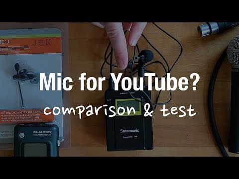 Best Microphone for YouTube Videos? (VLOG, DSLR Lavalier Mic Test)