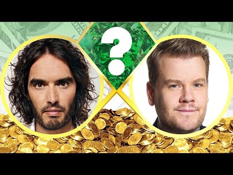 WHO’S RICHER? - Russell Brand or James Corden? - Net Worth Revealed! (2017)