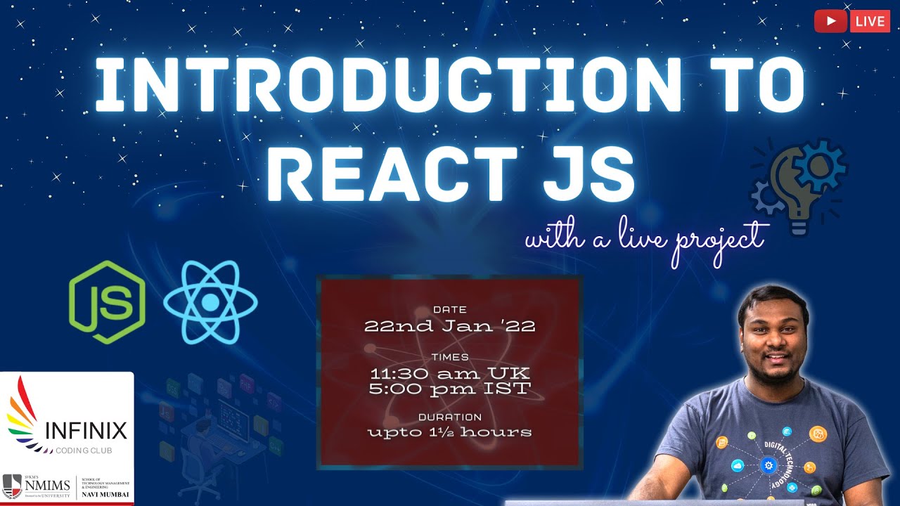 Introduction to React JS through a Project | Praveen Kumar Purushothaman | Infinix Coding Club