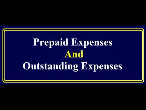Difference Between Prepaid expenses & Outstanding Expenses? Urdu / Hindi