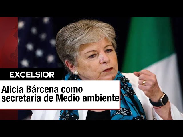 Alicia Bárcena futura secretaria del Medio Ambiente y Recursos Naturales