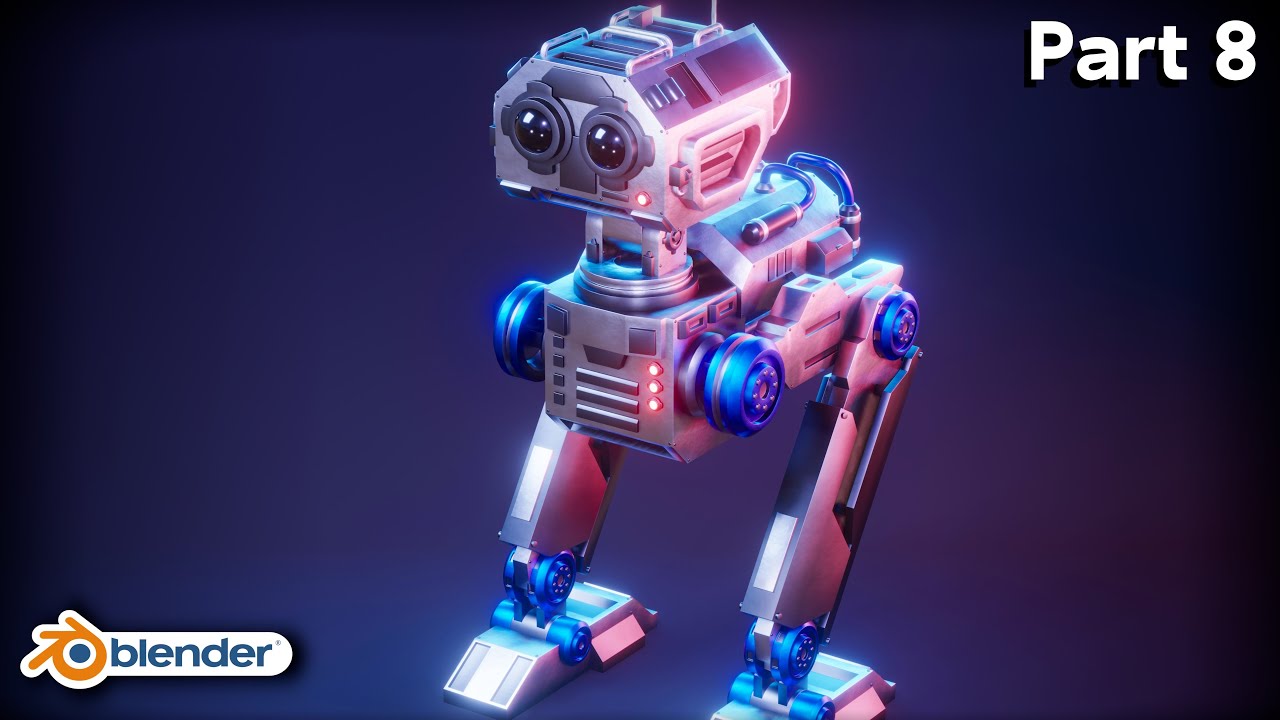 Sci-Fi Mech Robot - Part 8 (Blender Tutorial)
