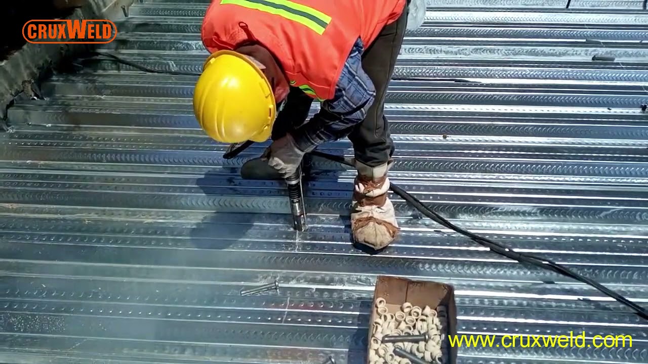 Deck Welding using a Stud welder