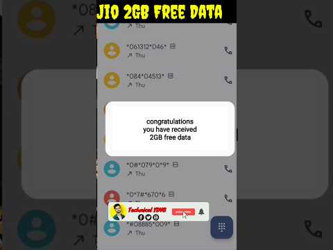 Jio Free Data Code 2023 | Jio Free Data Today | Jio me 2GB Free Data 2023