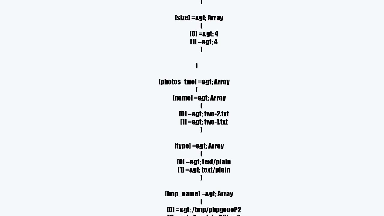PHP Multiple File Upload using Several Multiple File Inputs