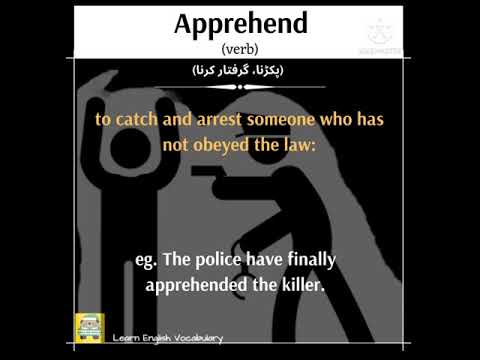 Apprehend | Learn English Vocabulary