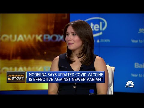 Moderna: Updated Covid vaccine is effective against newer variant