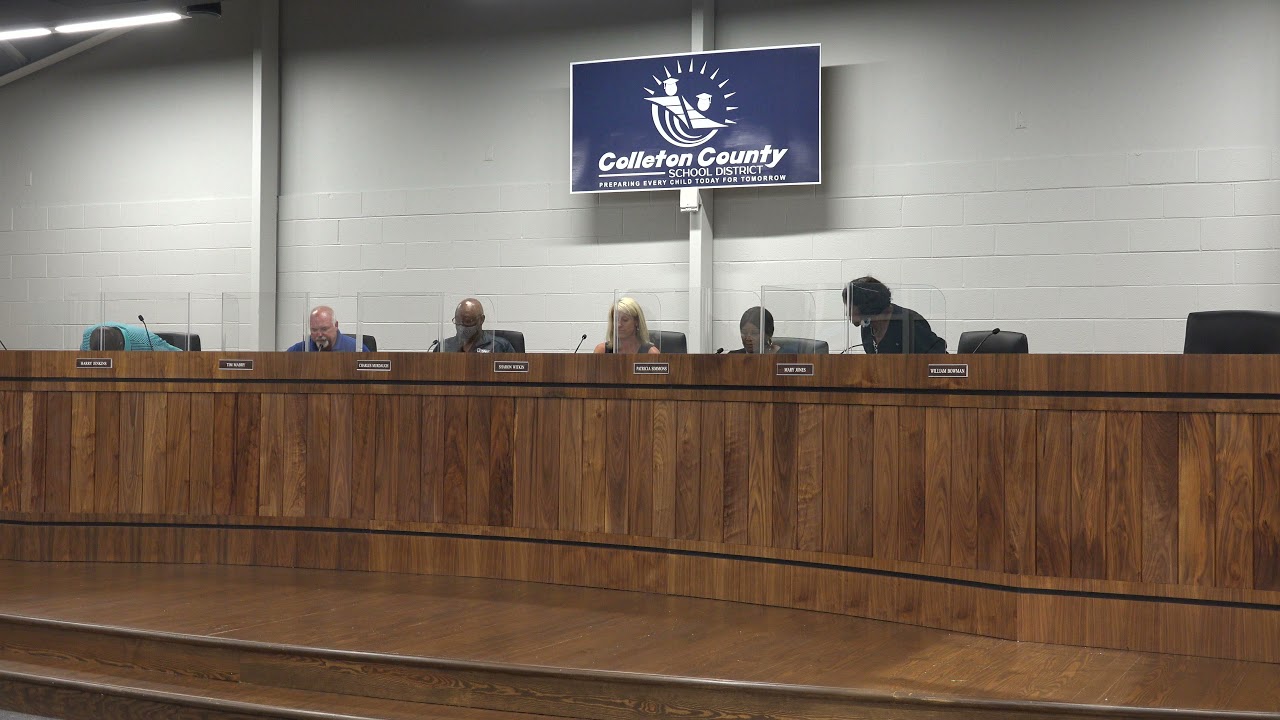 Colleton County School Board Special Meeting - July 27 - Part 1
