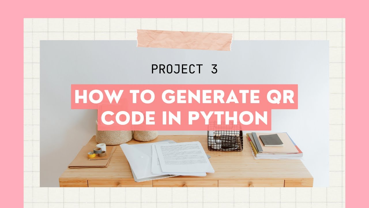 #3 Generate QrCode in python | python tip and tricks