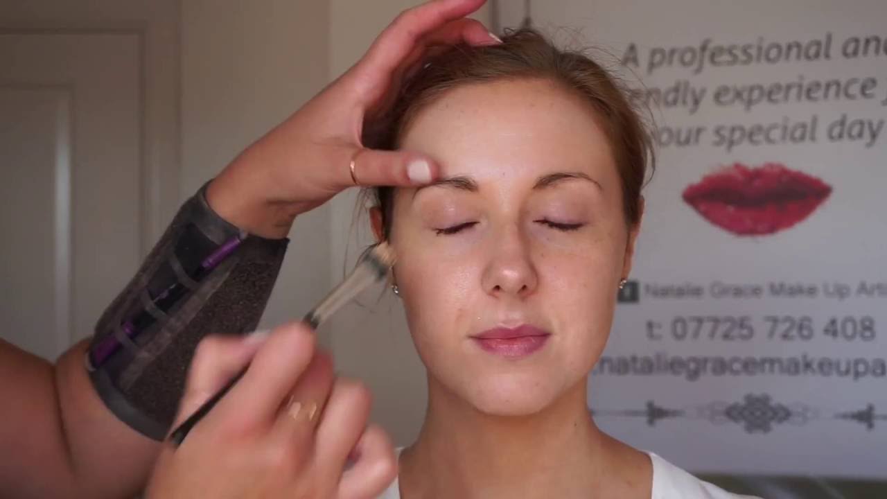 Bridal makeup and hair transformation