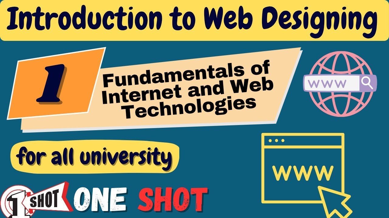 Fundamentals of internet & Web Technology | Web Designing | All Universities | B.Tech/BCA/Diploma CS