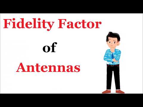 Fidelity Factor of antennas and other microwave devices