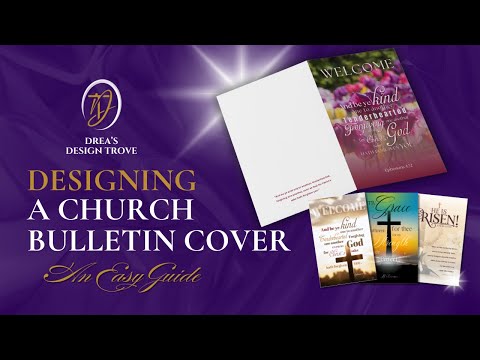 How to Make a FREE Church Bulletin Design in Canva (PART 1)