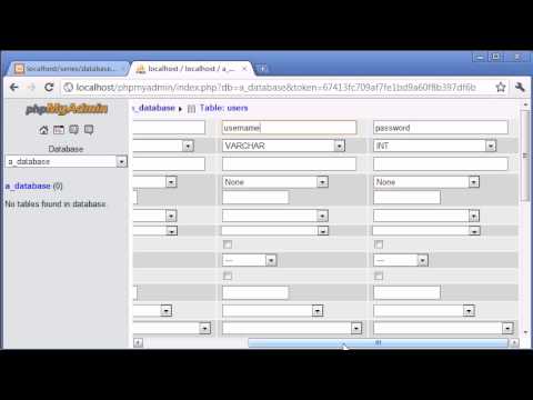 Learn Beginner PHP Tutorial 111 phpMyAdmin Part 2 - Mind Luster