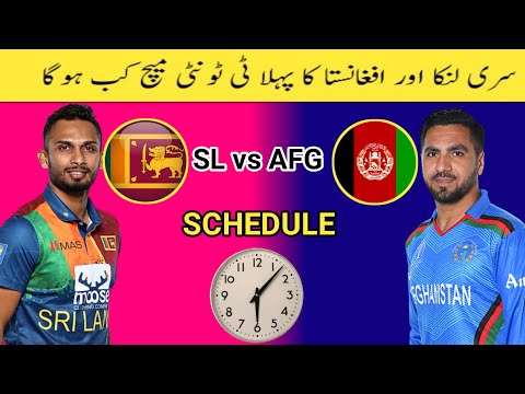 Afghanistan vs Sri Lanka | 2024 Afg vs SL Series 2024 Schedule | Afg vs SL 1St T20 2024 |