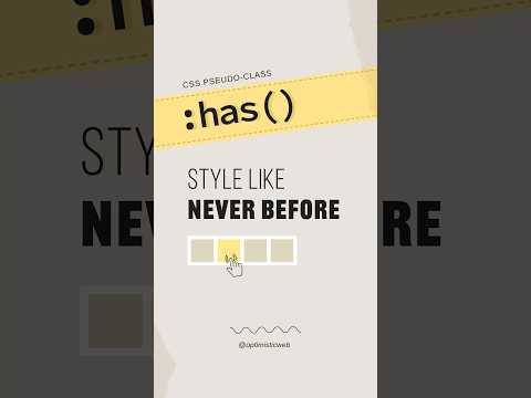 Breaking Boundaries with :has() | The Game Changing CSS Trick