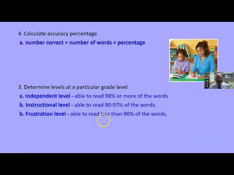 RUNNING RECORDS FOR READING