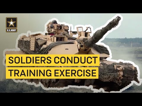 Armor Regiment Soldiers Conduct Field Training Exercise