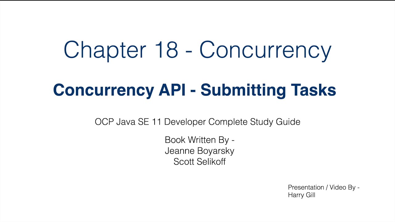 Part 04 - Concurrency  - submit, invokeAll/Any (Multithreading in Java)  Java Certification 1Z0-819