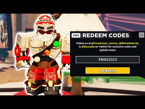 *NEW* ALL XMAS CODES FOR TOWER DEFENSE SIMULATOR IN DECEMBER 2022! ROBLOX TDS CODES!
